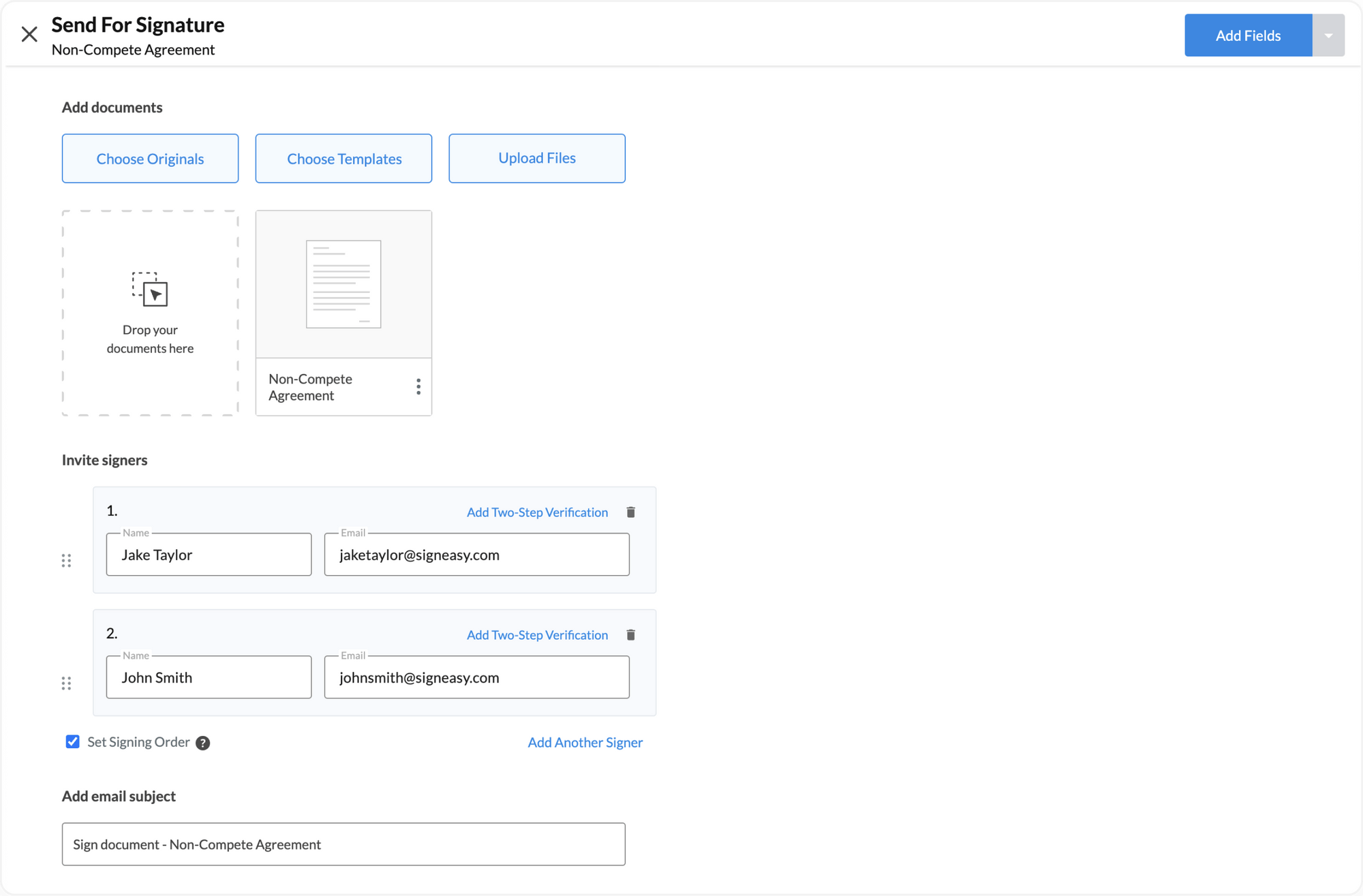 Signeasy Electronic Signature Solution for SMBs and Professionals